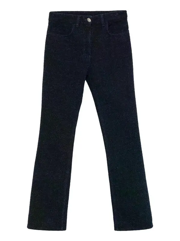 Givenchy Bouclé Flare Jeans - Blue