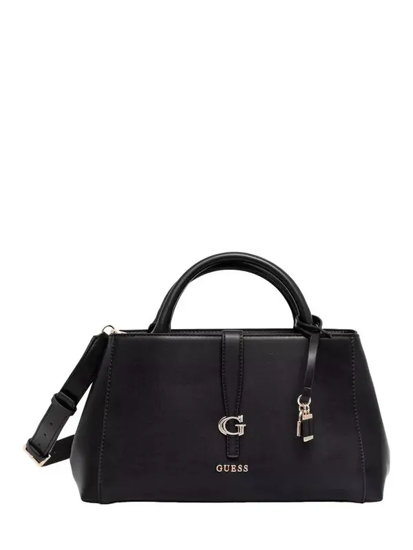 Guess Crossbody Bag With Padlock Detail - Black