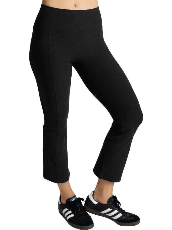 Beyond Yoga Spacedye Pintuck Kick Flare Pants - Darkest Night