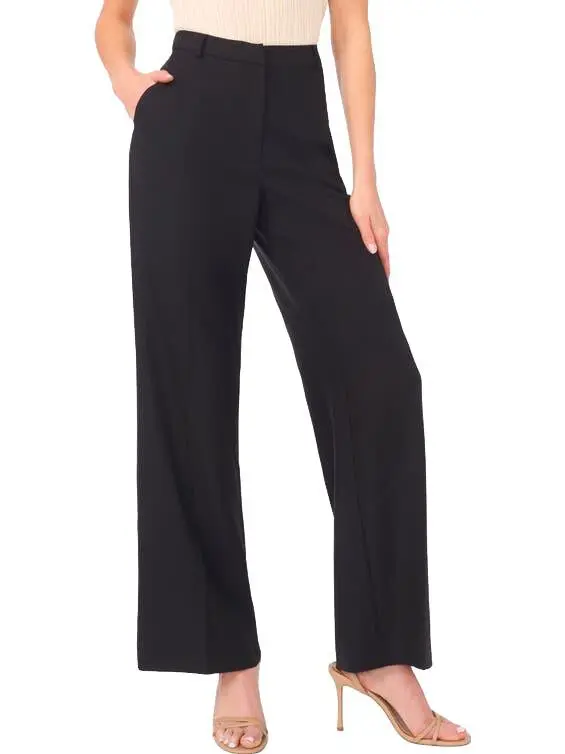 Ted Baker London Carina Straight Leg Suit Pants - Rich Black