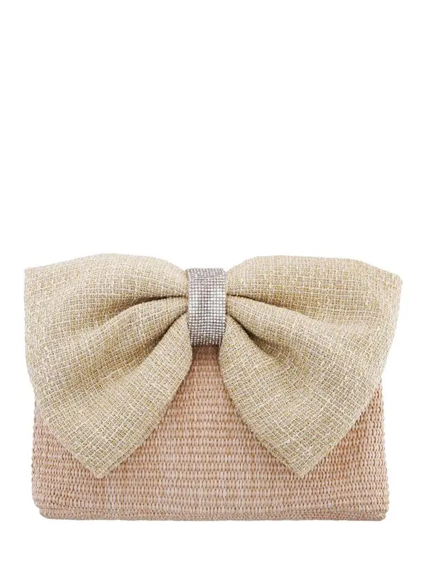 Nina Tula Clutch - Butter Cream/natural