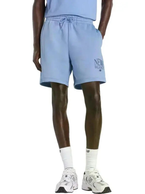 NEW BALANCE Fleece Shorts - Blue