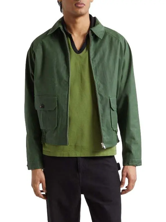 BODE Waxed Cotton Coach's Jacket - Green