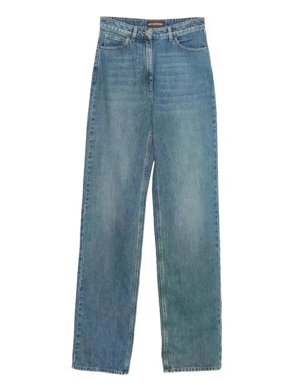 MVP WARDROBE High-waisted Trousers - Blue