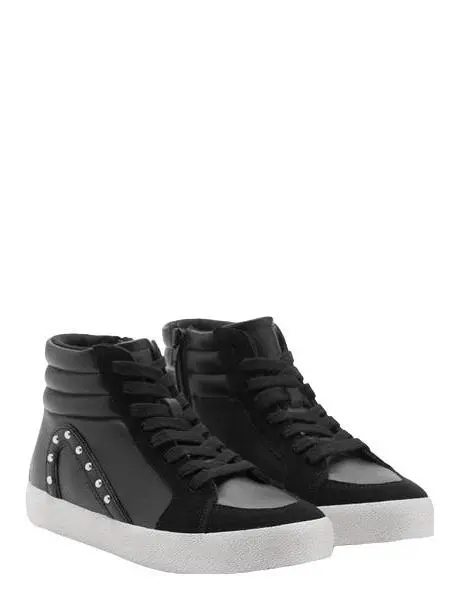 Mango Studded Sneakers - Black