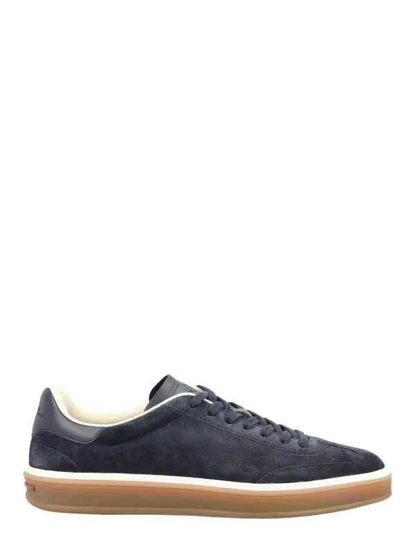 Loro Piana Suede Low-top Sneakers - Blue
