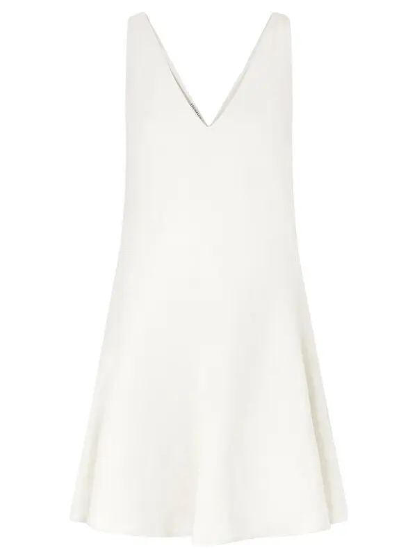 Brunello Cucinelli Twill Mini Dress - Neutrals