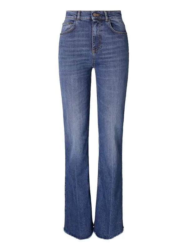 Tory Burch Bootcut Jean - Dark Vintage Wash
