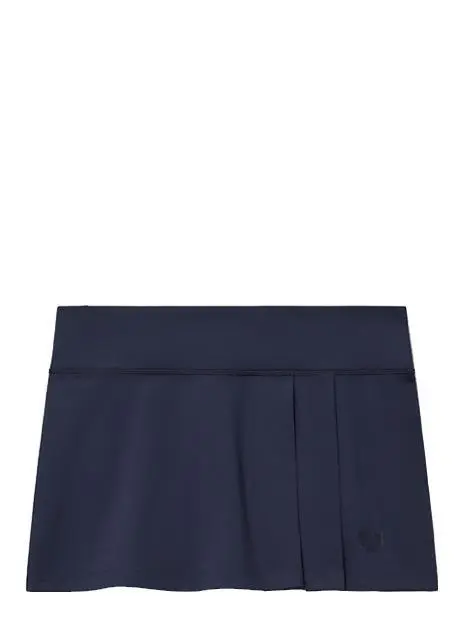 Tory Burch Pleated Mini Tennis Skirt - Medium Navy