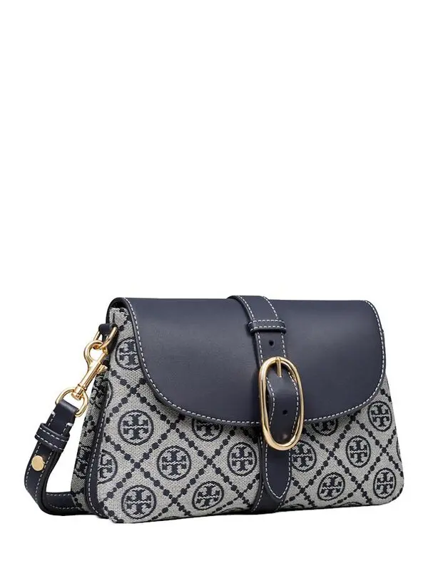 Tory Burch T Monogram Small Shoulder Bag - Tory Navy