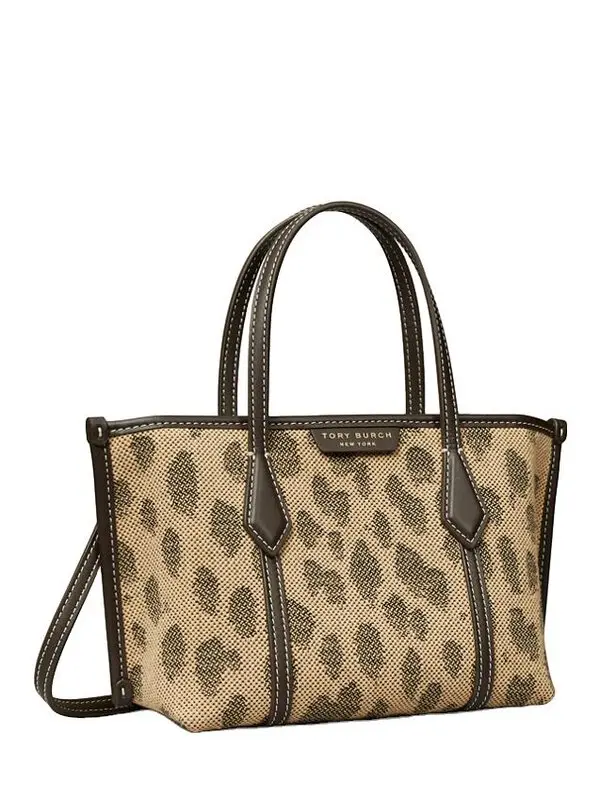Tory Burch Mini Perry Canvas Tote - Cheetah