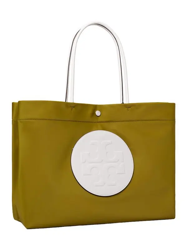 Tory Burch Ella Twist Reversible Tote - Moss