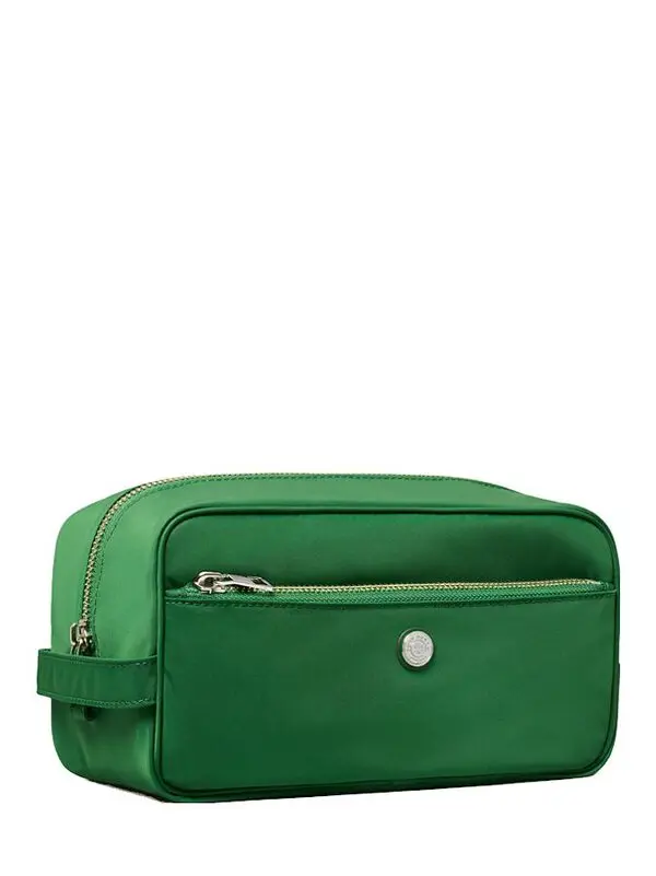 Tory Burch Large Twist Cosmetic Case - Basil