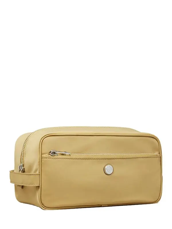 Tory Burch Large Twist Cosmetic Case - Wheat