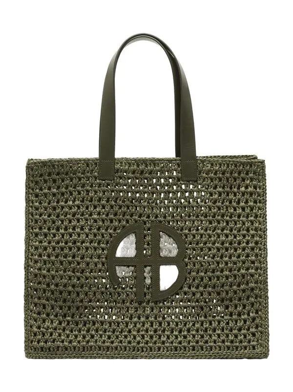 ANINE BING Large Rio Tote - Military Green
