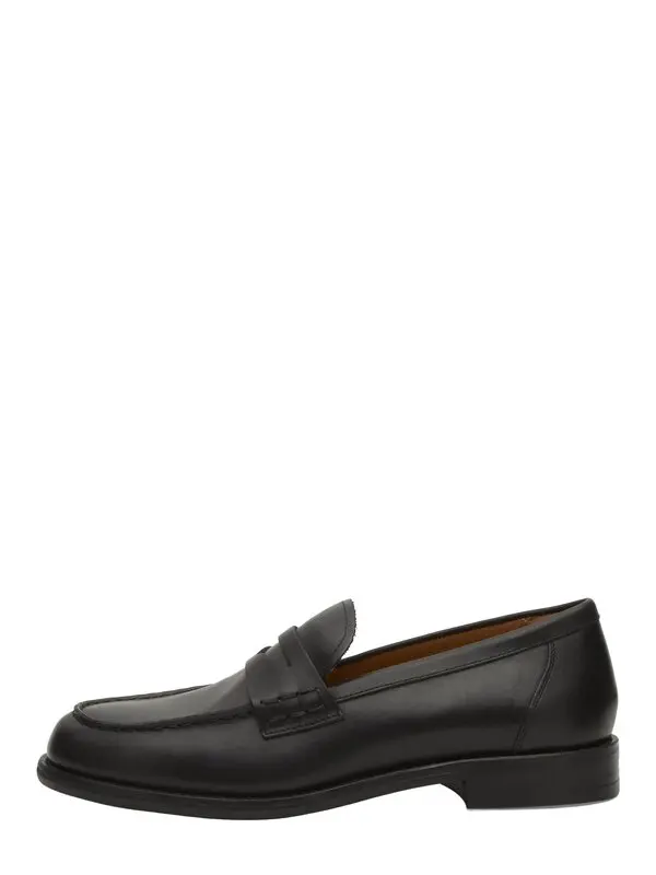 VAGABOND SHOEMAKERS Linn Embossed Leather Loafers - Black