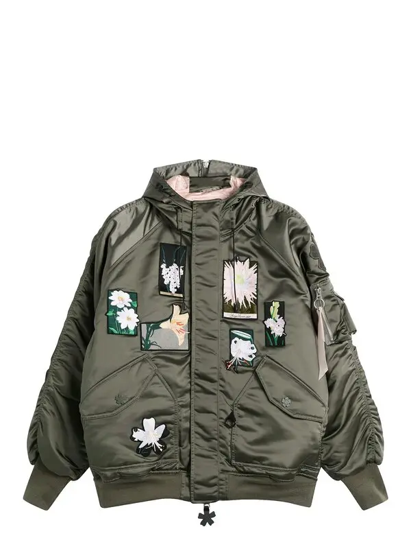 Cecilie Bahnsen X Alpha Industries N-2b Patch Jacket - Vintage Green