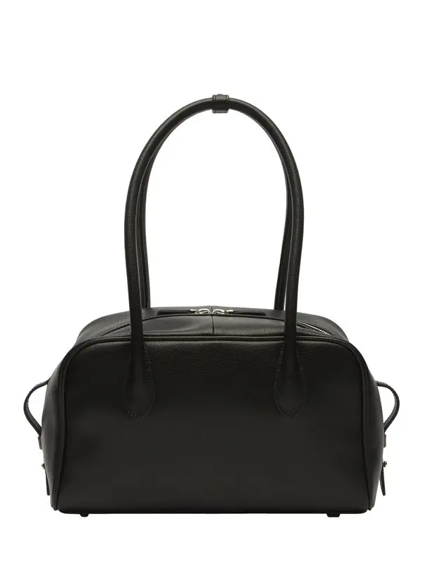 DUNST Leather Shoulder Bag - Black