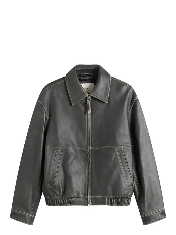 DUNST Drizzler Leather Jacket - Brushed Black