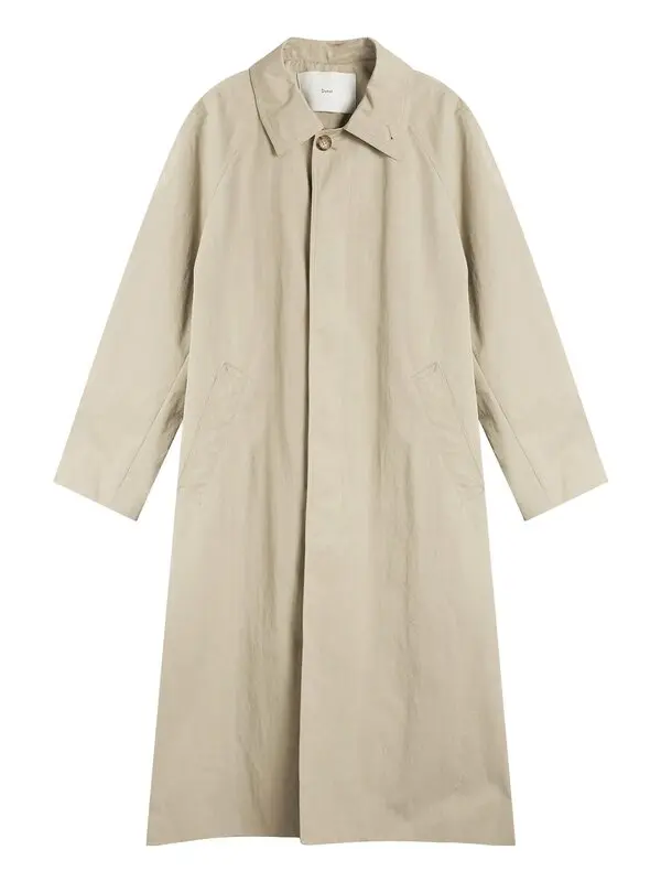 DUNST Refined Mac Coat - Khaki