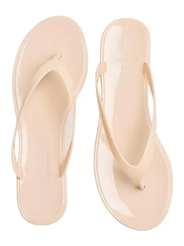 Matisse Olsen Jelly Thong Sandals - Nude
