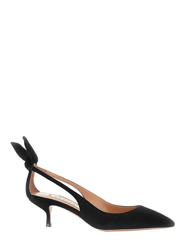 AQUAZZURA Bow Knot Pump 50 - Black