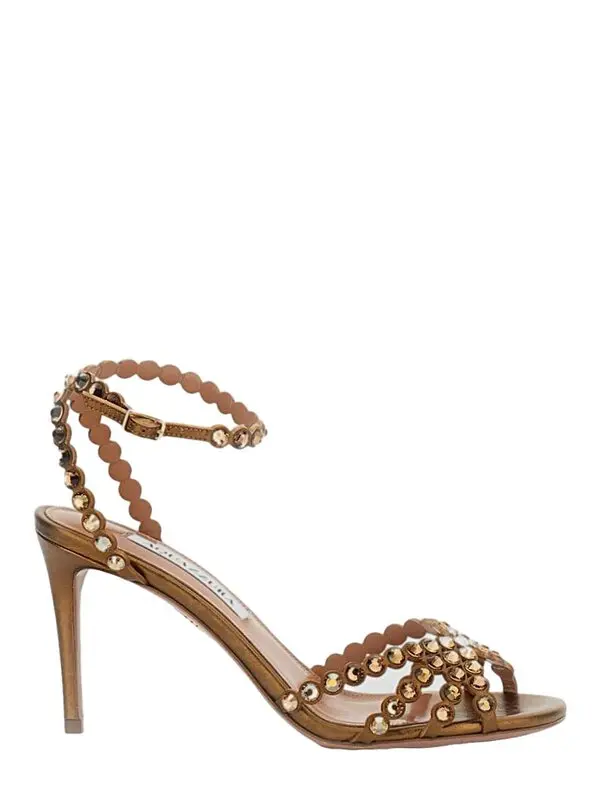 AQUAZZURA Tequila Sandal 85 - Brown