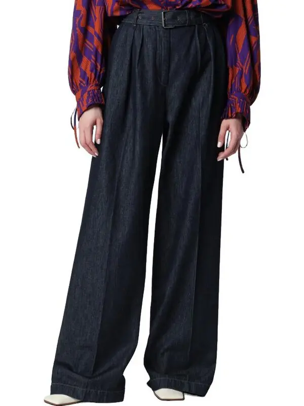 Dries Van Noten Wide-leg Denim Trousers - Blue