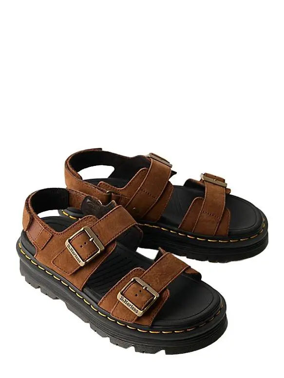 Dr. Martens Zebzag Sandals - Sepia Brown