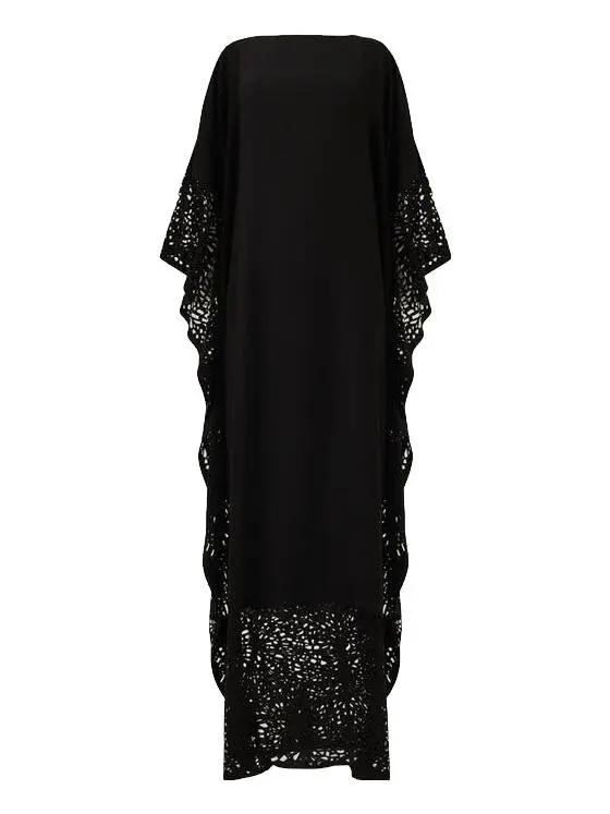 LEEM Laser-cut Kaftan - Black