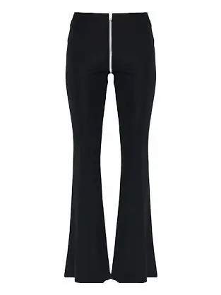 Alexander Wang Zipper At Rise Mid-rise Pants - Black