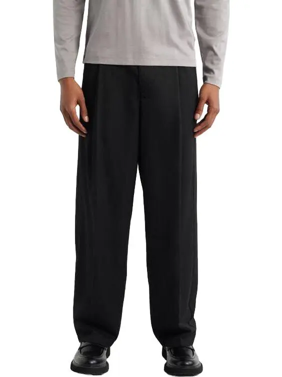 Obey Otis Pleated Twill Pants - Black