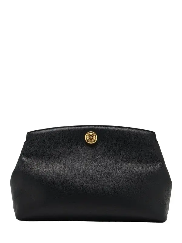 LIFFNER Pushlock Leather Pouch - Black