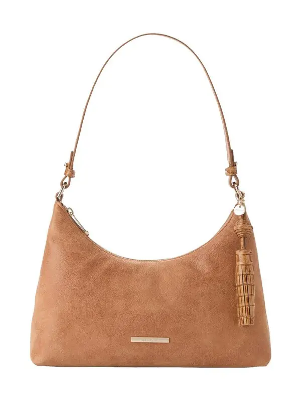 Brahmin Olivia Leather Shoulder Bag - Tan