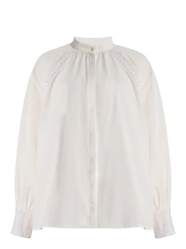 CURATORIA Bahia Cotton Shirt - White