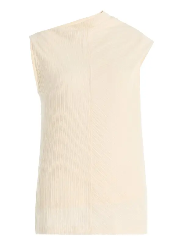 RÙADH The Toga Cotton-modal Top - Ivory