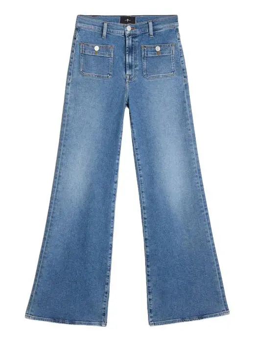 7 For All Mankind Tailorless Modern Dojo Jeans - Denim