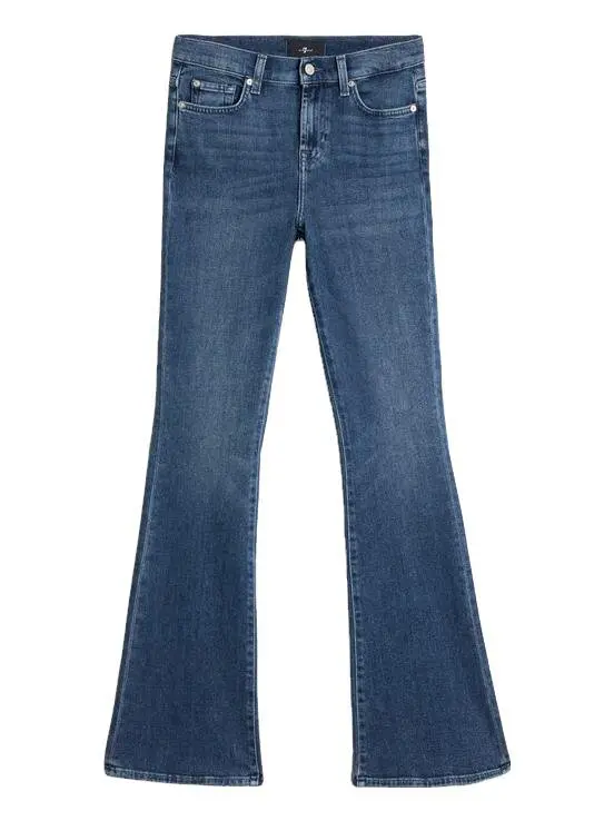 7 For All Mankind High Waist Ali Flare Jeans - Denim