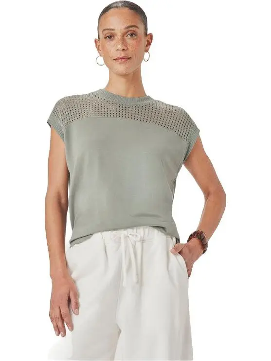 Splendid Supersoft Jada Sleeveless Top - Green