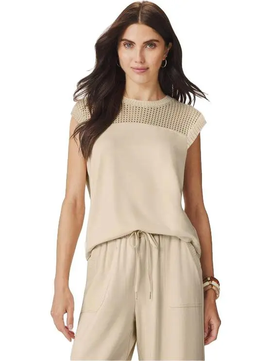 Splendid Supersoft Jada Sleeveless Top - Neutral