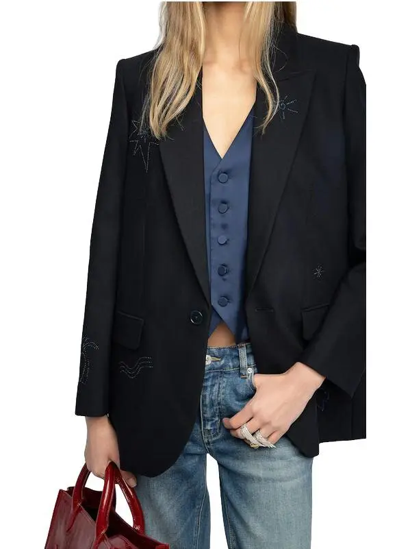 Zadig&Voltaire Vival Blazer - Blue / Navy