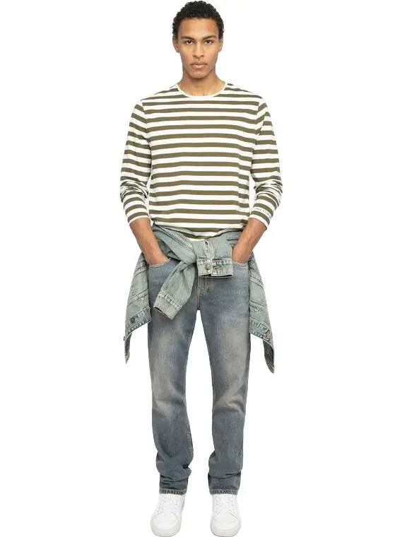 Zadig&Voltaire Timo Long Sleeve T-shirt - Stripe
