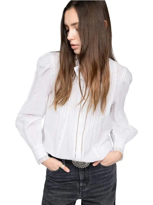Zadig&Voltaire Cotton Timz Shirt - White