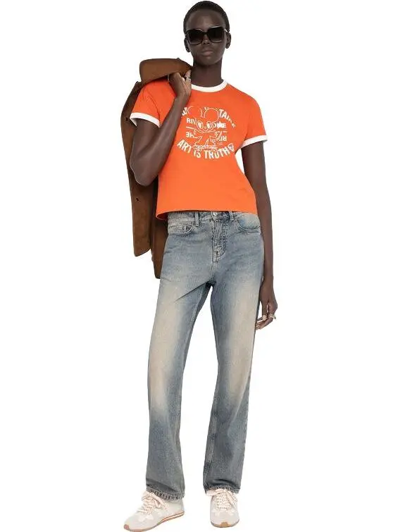 Zadig&Voltaire Woos Cotton T-shirt - Orange