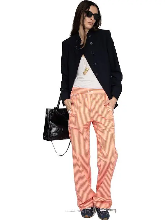 Zadig&Voltaire Poma Striped Poplin Pants - Stripe