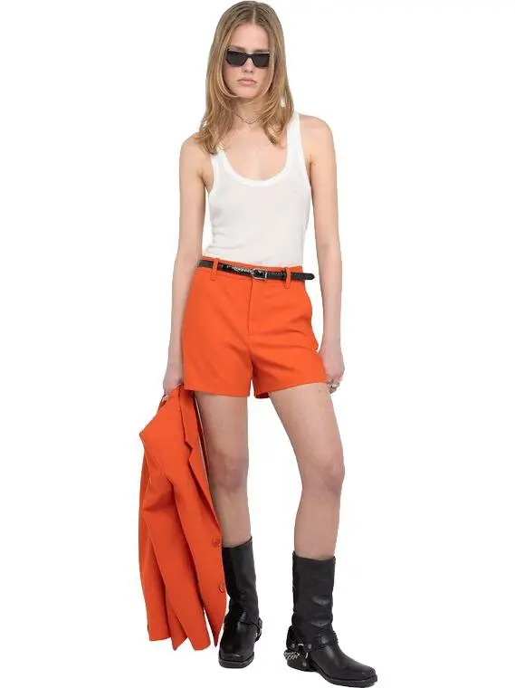 Zadig&Voltaire Sidou Tailored Shorts - Orange