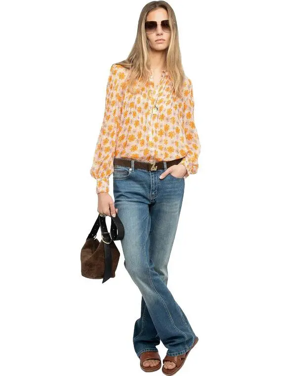 Zadig&Voltaire Printed Muslin Timz Tunic - White