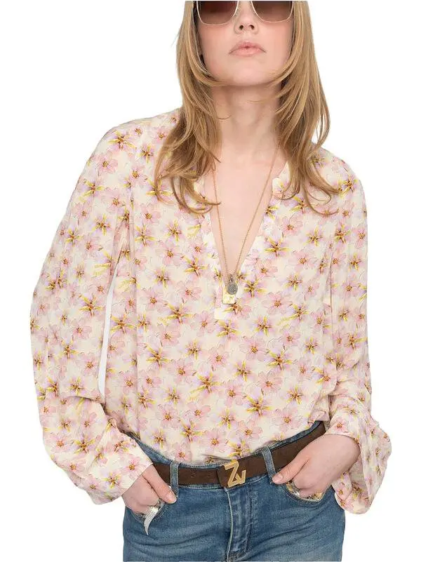 Zadig&Voltaire Printed Viscose Tunic - Floral