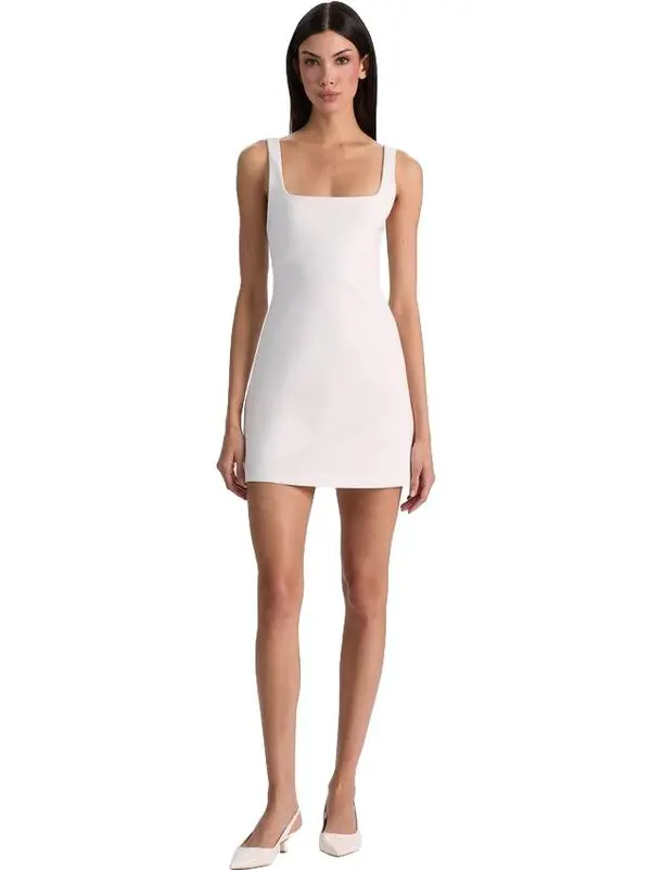 Alice + Olivia Mikaela Mini Dress - White