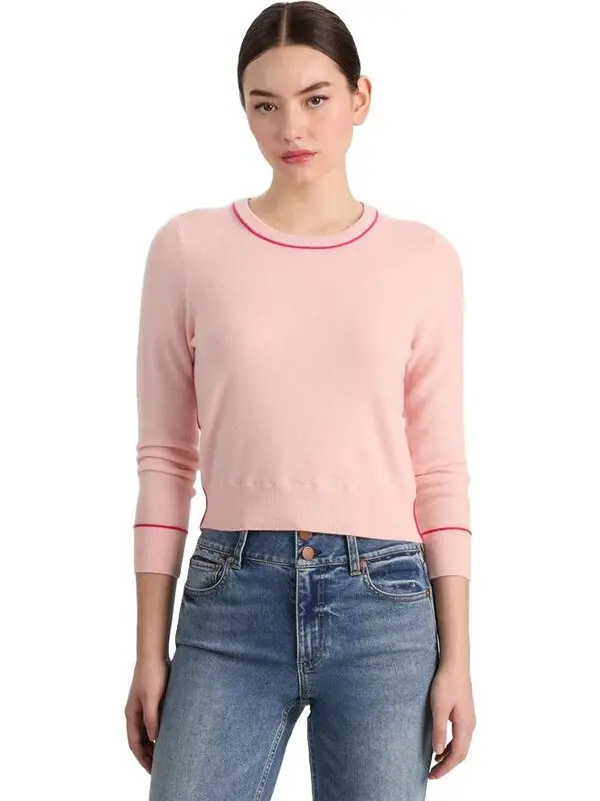 Alice + Olivia Carolann Cashmere Pullover - Pink